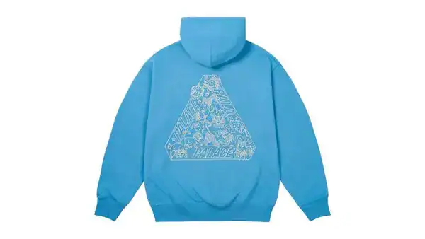 Palace Zodiac Triferg Hood - Ocean Blue | Editorialist